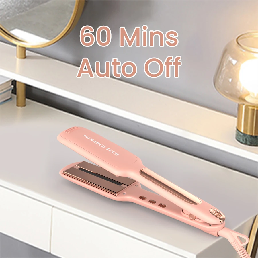 Professional Hair Styler Tools - Infrared Salon 450F Nano Titanium Flat ...