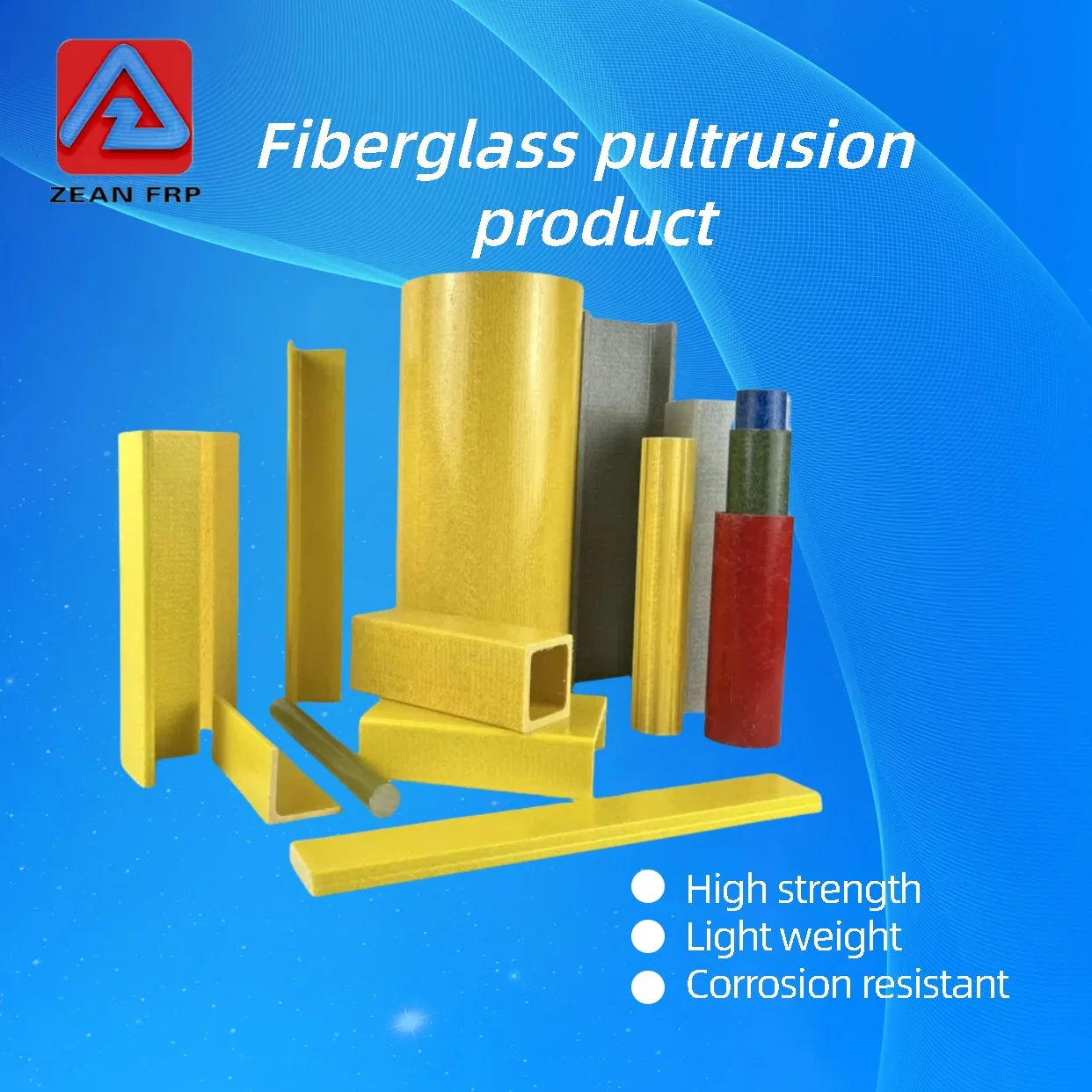 FRP Fiberglass Pultrusion Round Tubes - Durable & Versatile