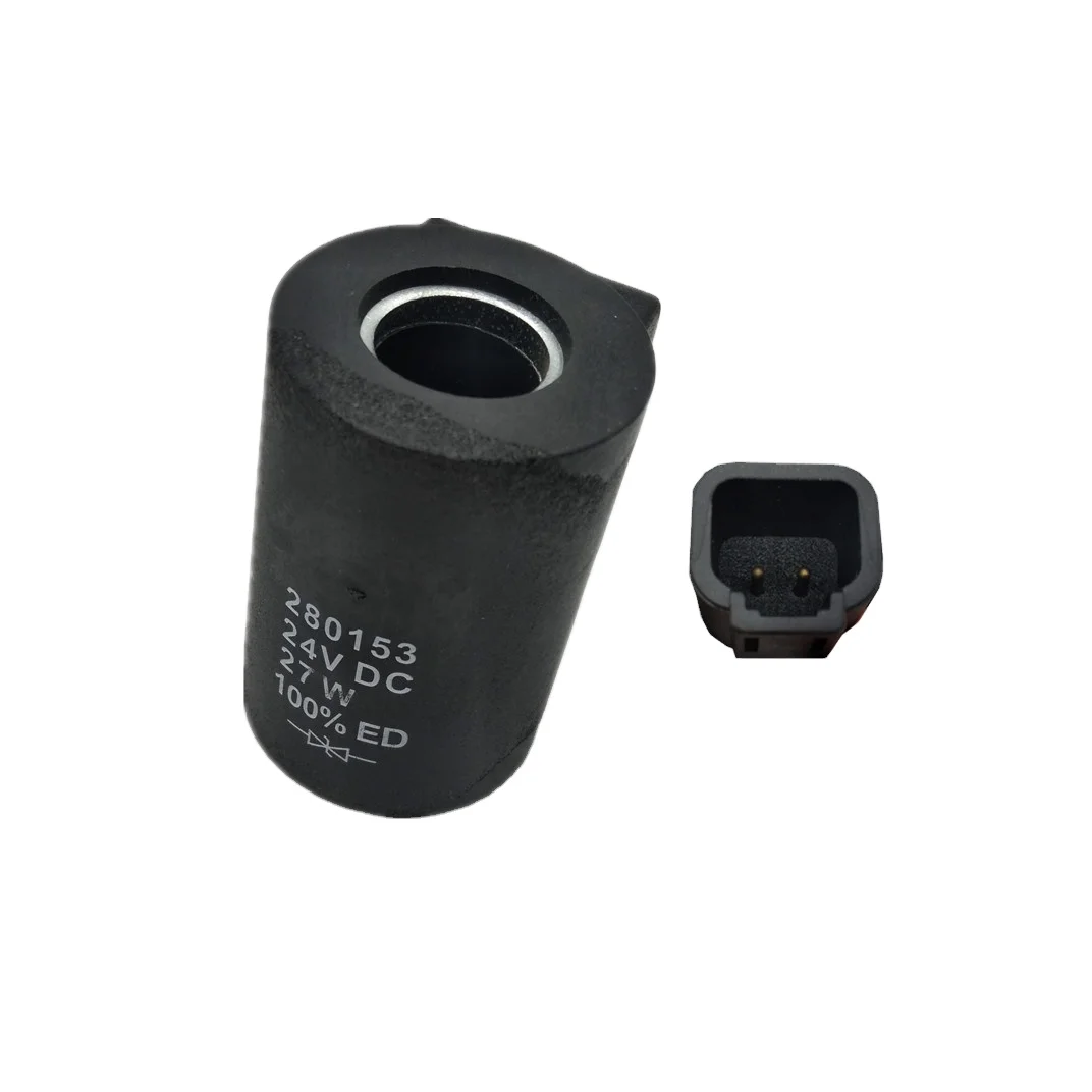 Excavator Solenoid Valve 280153 - 24V Electric Shovel Coil