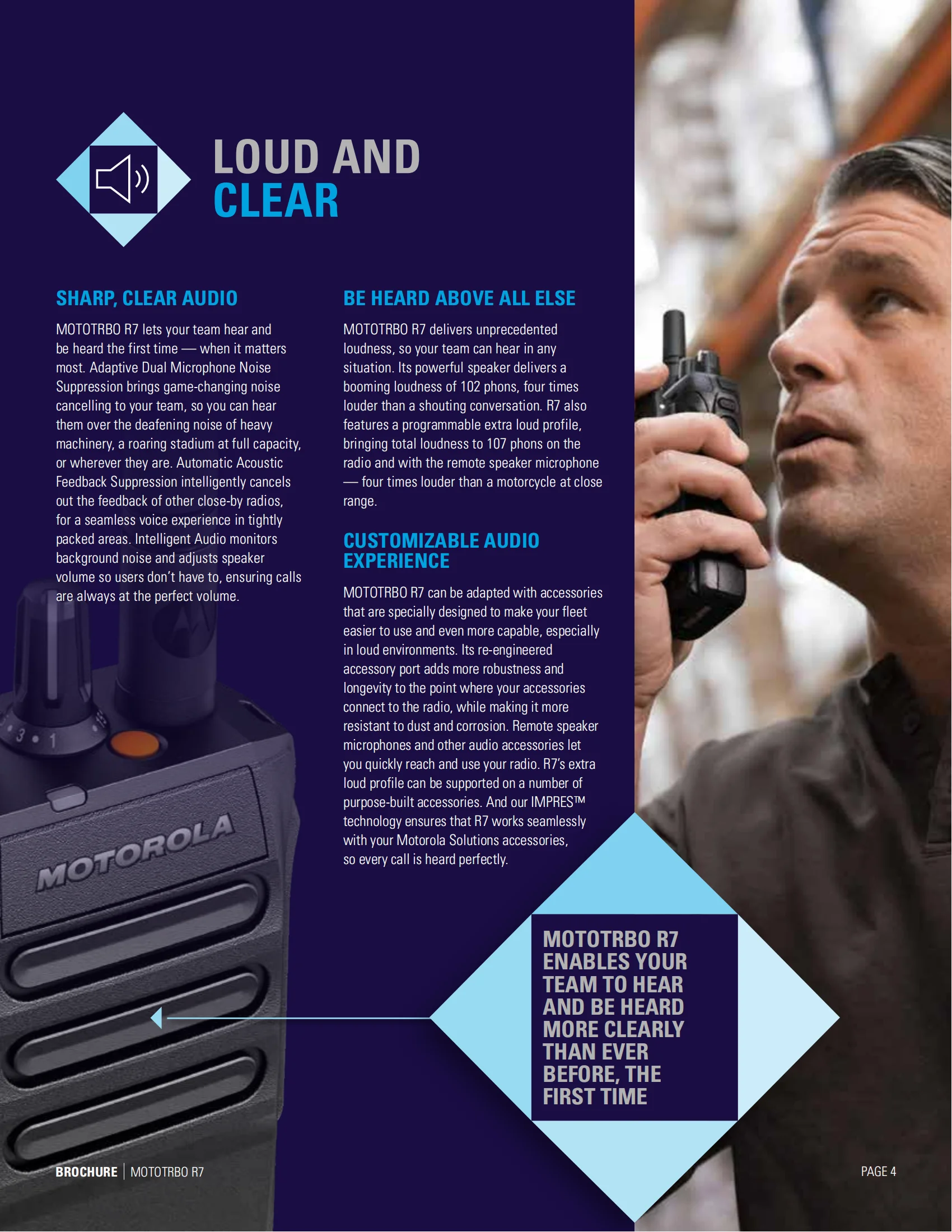 Mototrbo R7a Digital Portable Two-way Radio Explosion-proof Uhf Vhf Business Office Hand-held ...