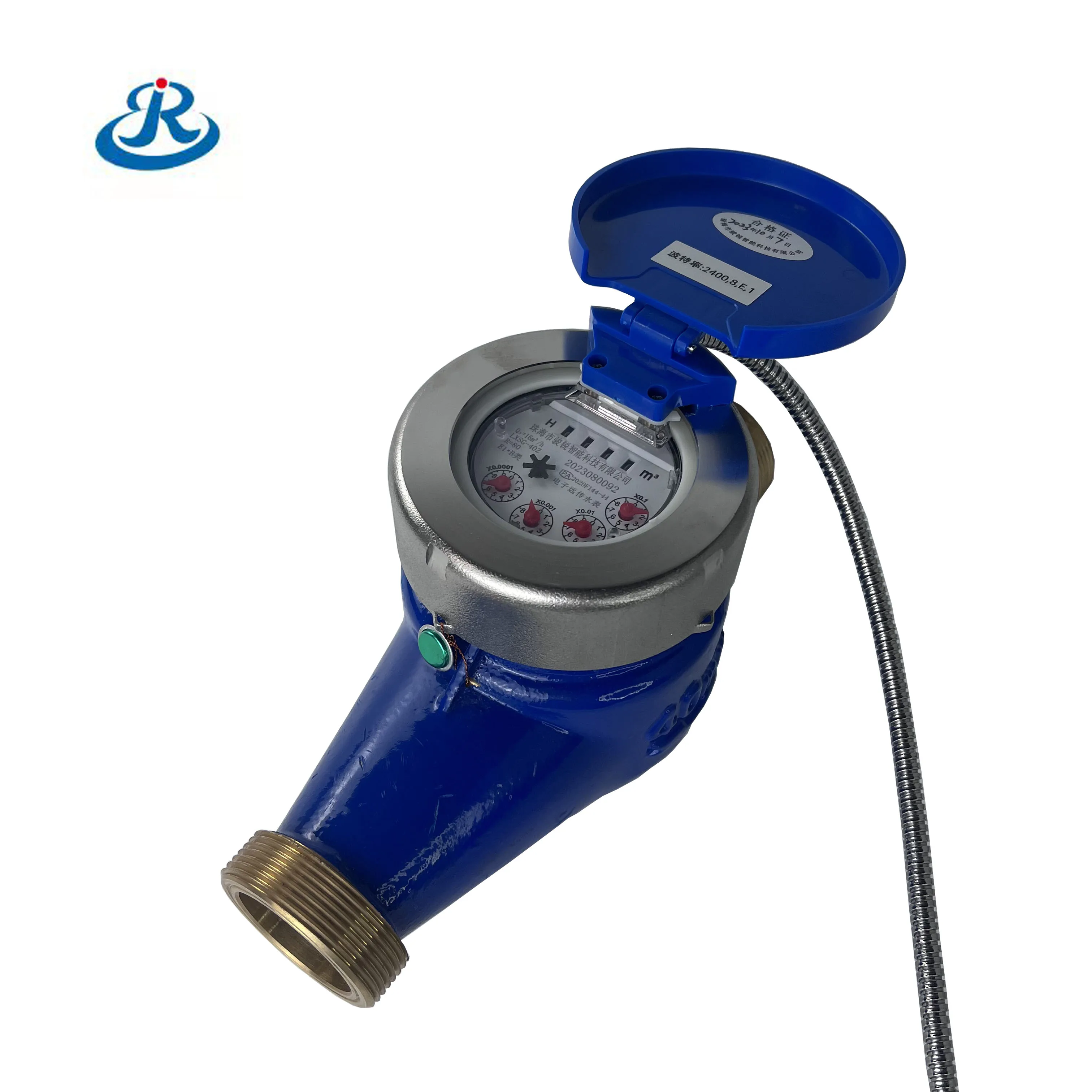 11/2 Inch Modbus RTU Remote Photoelectric Smart RS485 M-Bus Brass Water ...