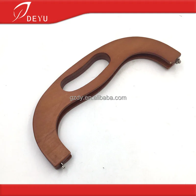 Custom Factory Wooden Purse Frame Clutch Bag Handles for Handbags ...