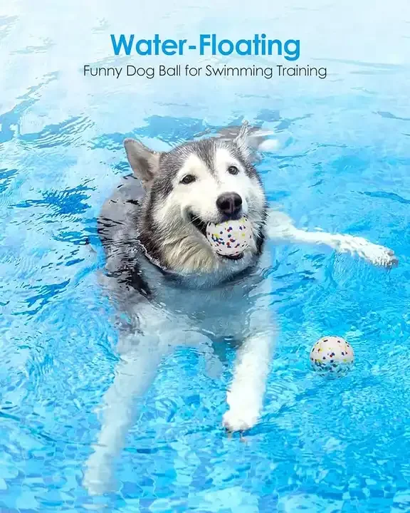 Custom Bite Resistant 9cm Bite Interactive Pet Ball Chew Dog Toy Etpu ...