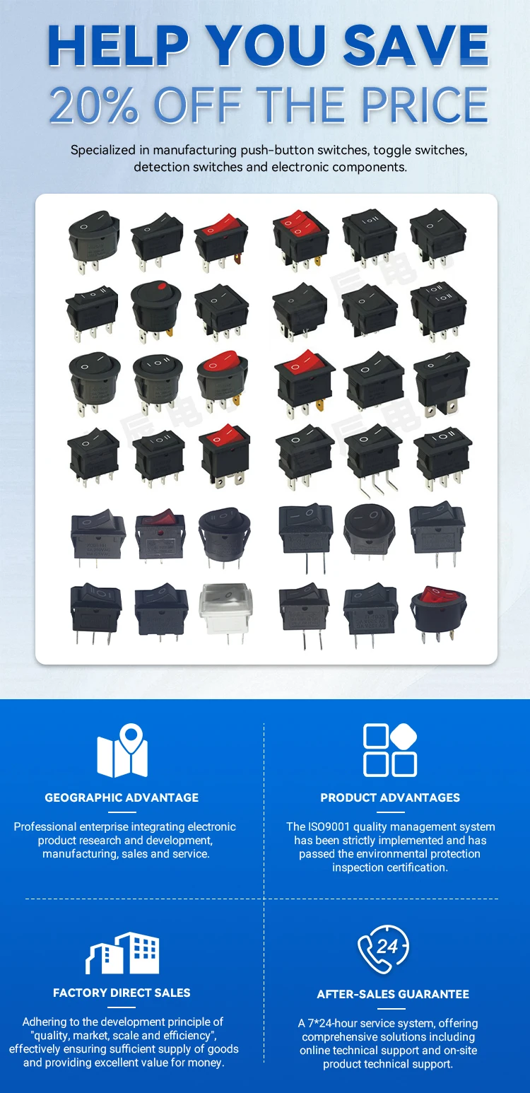 3A 250VAC 3P Rocker Switches 12V/48V on off Stainless Steel Material ...