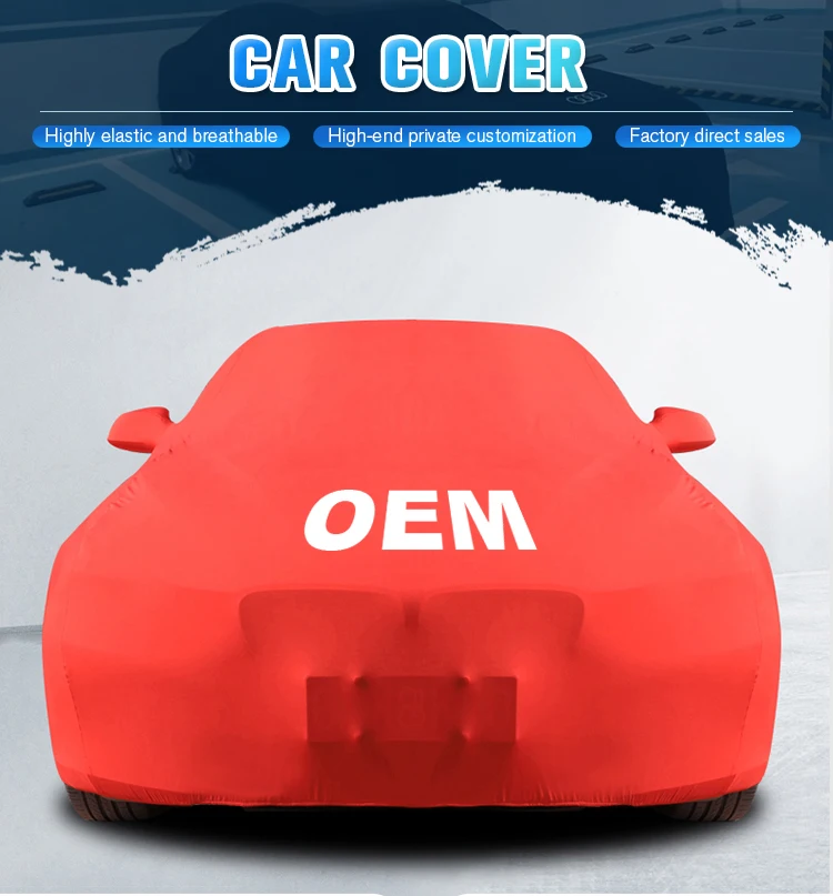 Factory Price Custom Universal Car Protective Dustproof Covers Pink Car ...