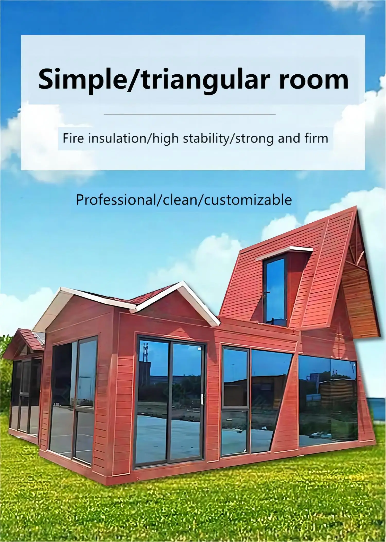 Simple Triangle Room Scenic Area B&b Water Building House Boathouse ...