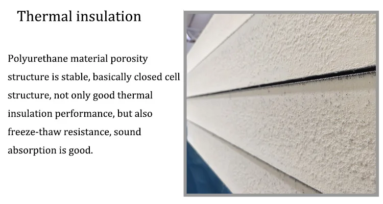 50mm Polyurethane Sandwich Panel Industrial Thermal Insulation ...