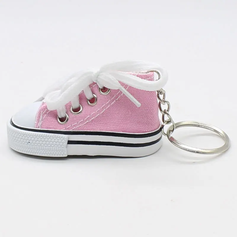 Cute Canvas Sneaker Keychain Mini Sports Shoes Pendant Keyring Women ...