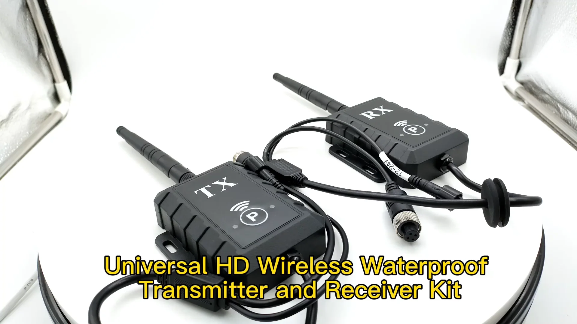 Ahd 2.4 G Wireless Camera Video Audio Transmitter & Receiver For Truck ...