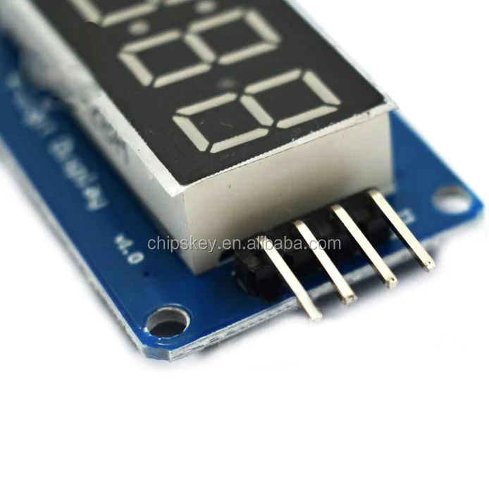 4 Bits Tm1637 Red Digital Tube Led Display Module With Clock - Buy Led ...