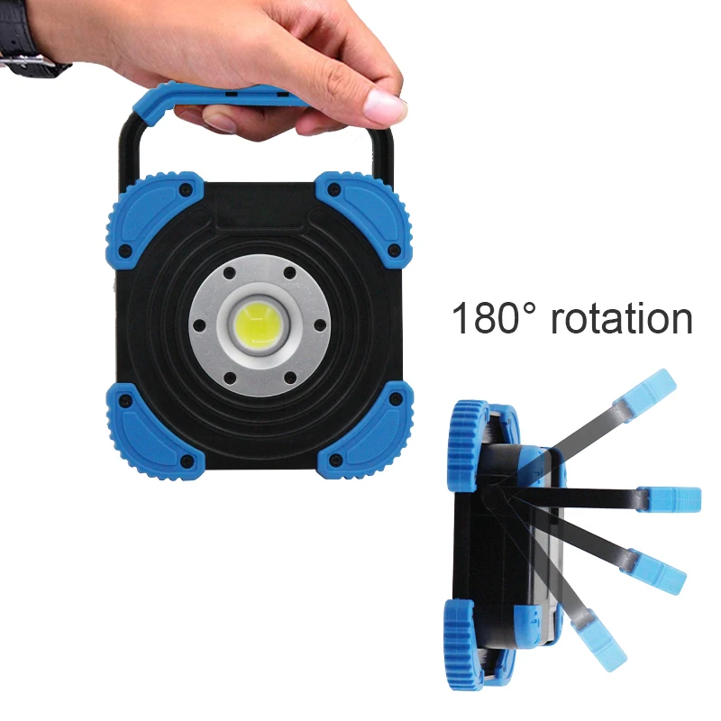 Rechargeable Portable Cob Work Light 1500lumen Super Bright 10w ...