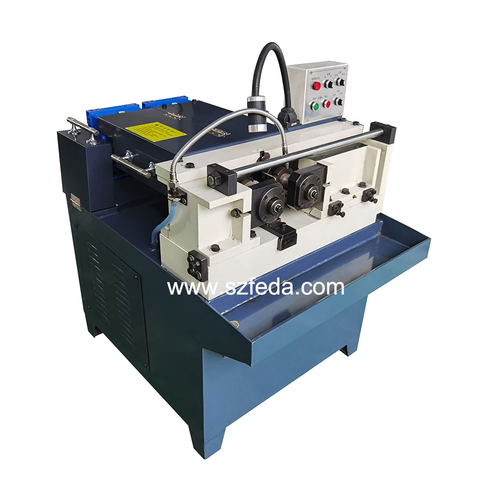 Cylindrical Thread Rolling Machine Fully Automatic Thread Making Machine Lamp Holder Thread ...