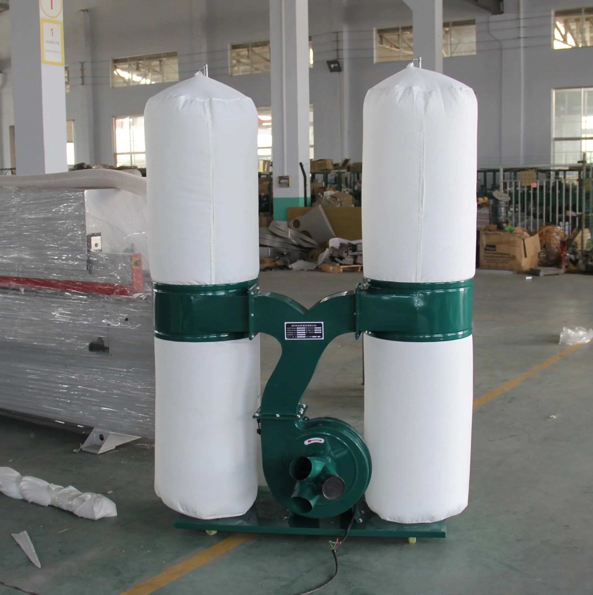 3KW Double Barrel Dust Collector - Efficient & Durable