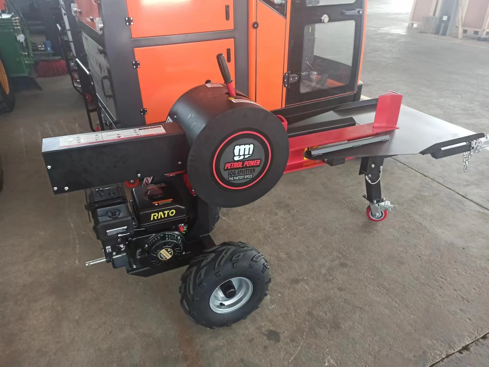 Forestry Hydraulic Log Splitting Machine - Efficient Wood Cutter