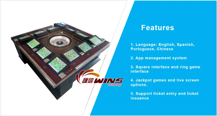 4/8/12/16 Player Casino Wheel Table Gambling Electronic Roulette Game ...