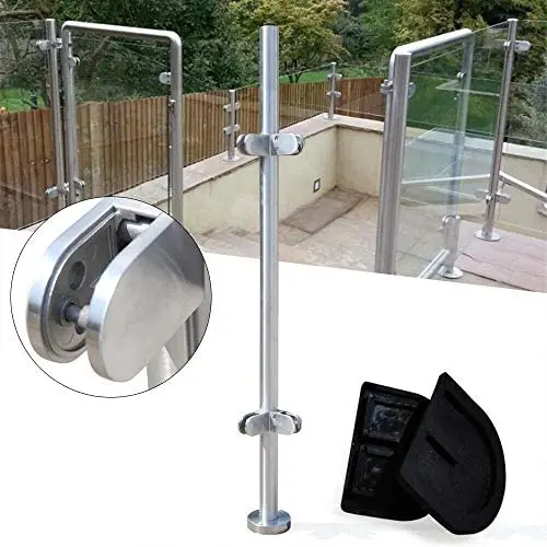 Tubular Steel Stair Railing Balcony Railing Designs in Iron