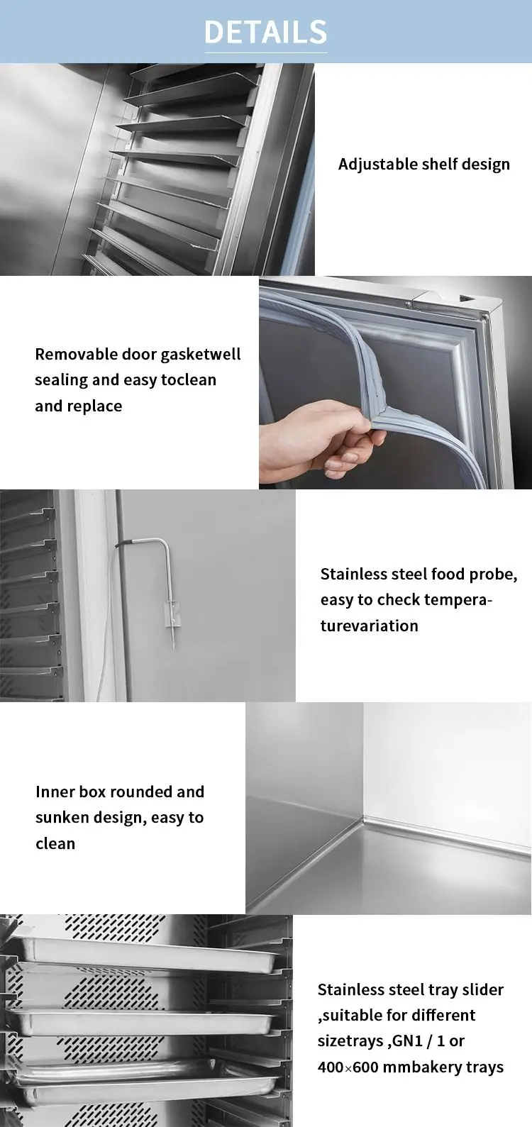 Commercial Meat Fish Flash Freezing Machine Industrial Air Cooling ...