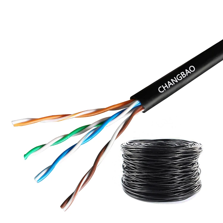Changbao Pass Test Utp Cat5e Lan Cable 4pr 24awg UV Resistant Outdoor ...