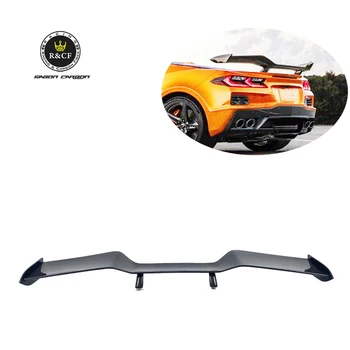 For 2019-21 Corvette C8 Z07 Non-z06 Z06 Style Carbon Fiber Rear Spoiler ...