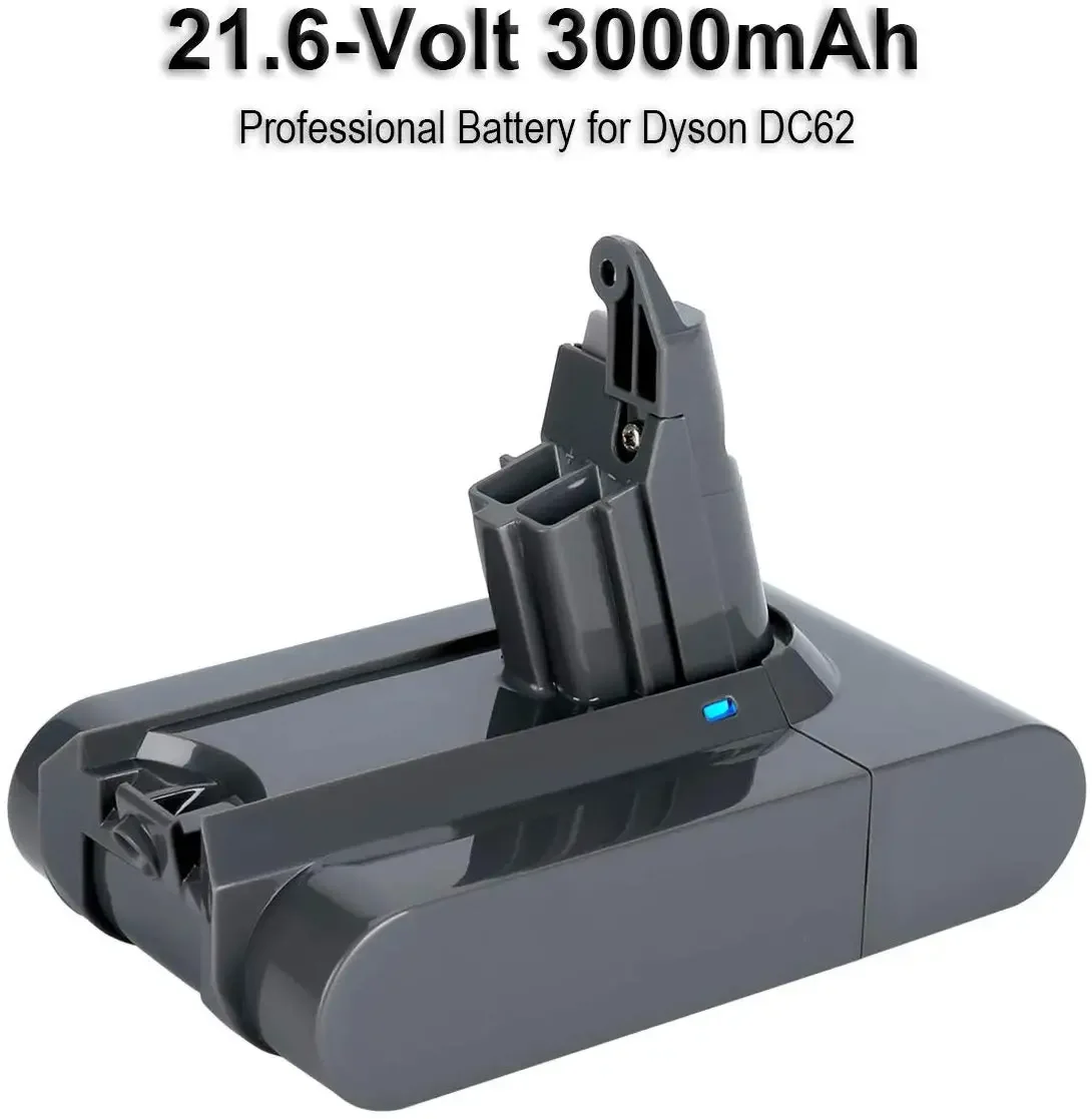 21.6v 2.0ah 3.0a Li-ion Replacement Battery Compatible For Dyson V6 ...