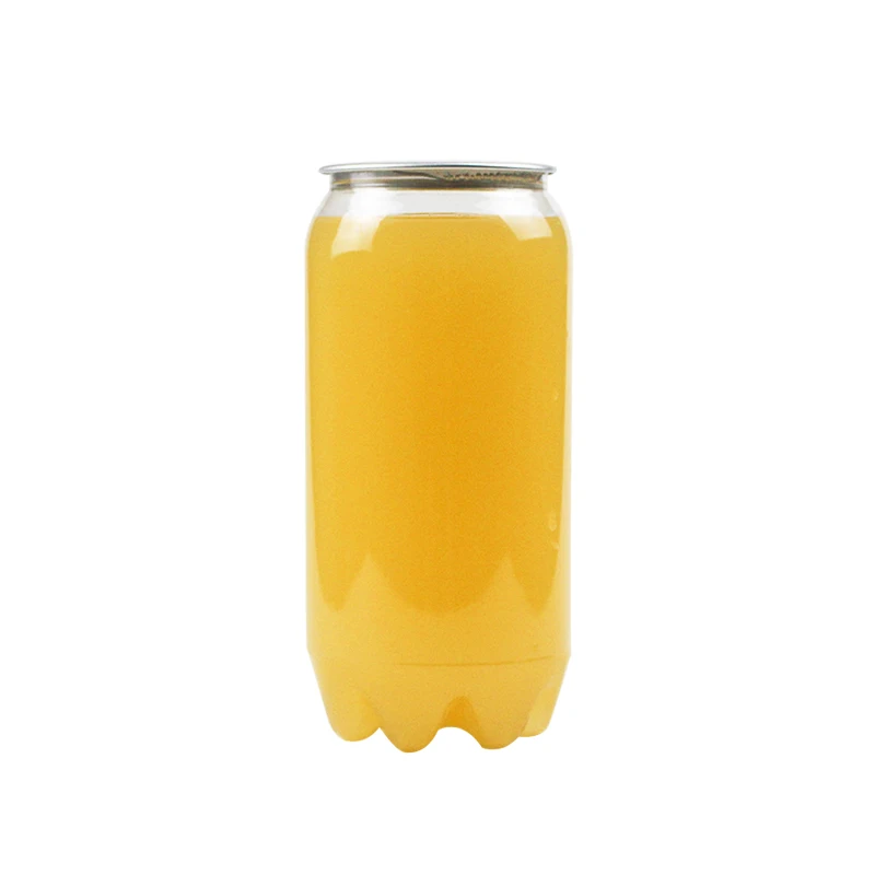 16 Oz Beverage Design Plastic 16oz Juice Soda Pop Can Bottle With ...