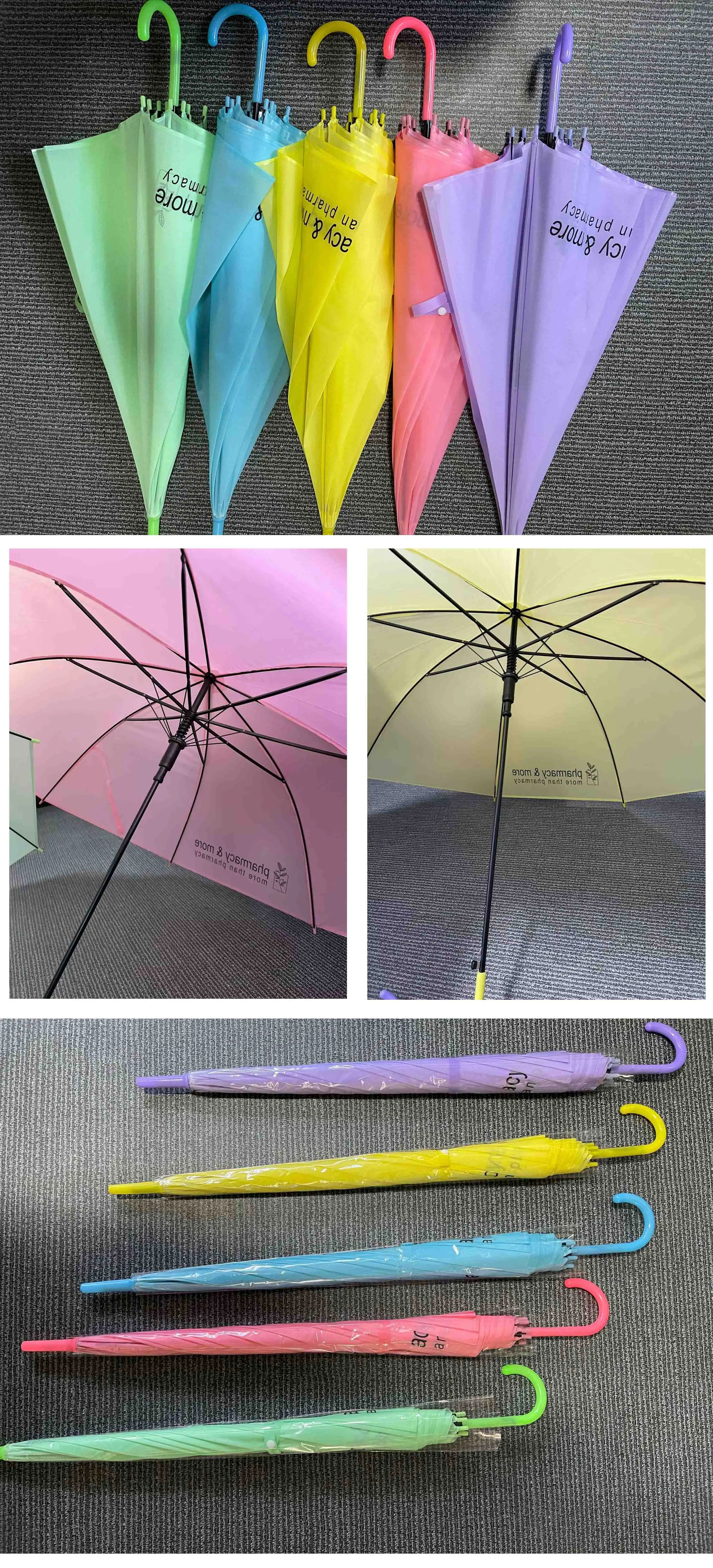 Custom Logo Transparent Outdoor Umbrella With Modern Design - Oem