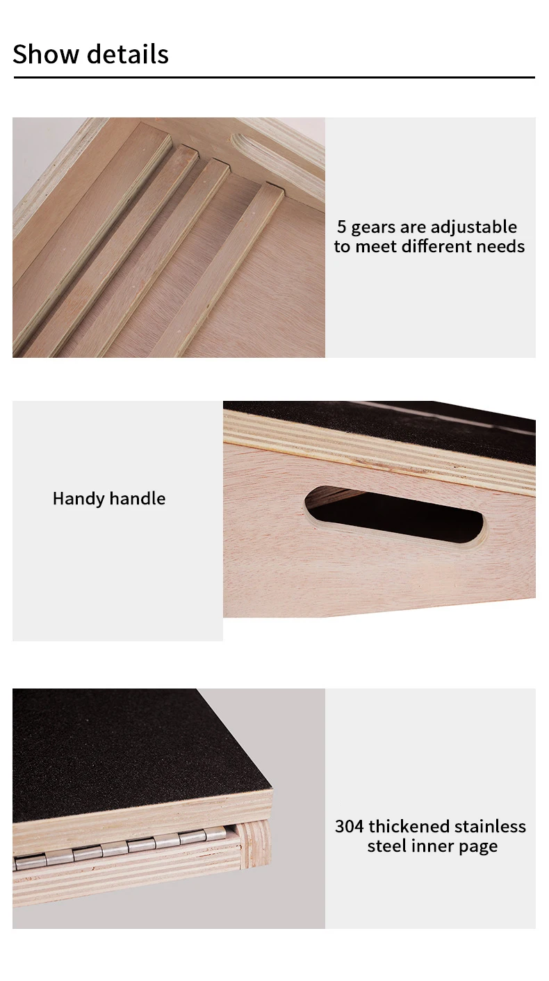 Inclined Stretching Slant Board - Adjustable & Stiffened