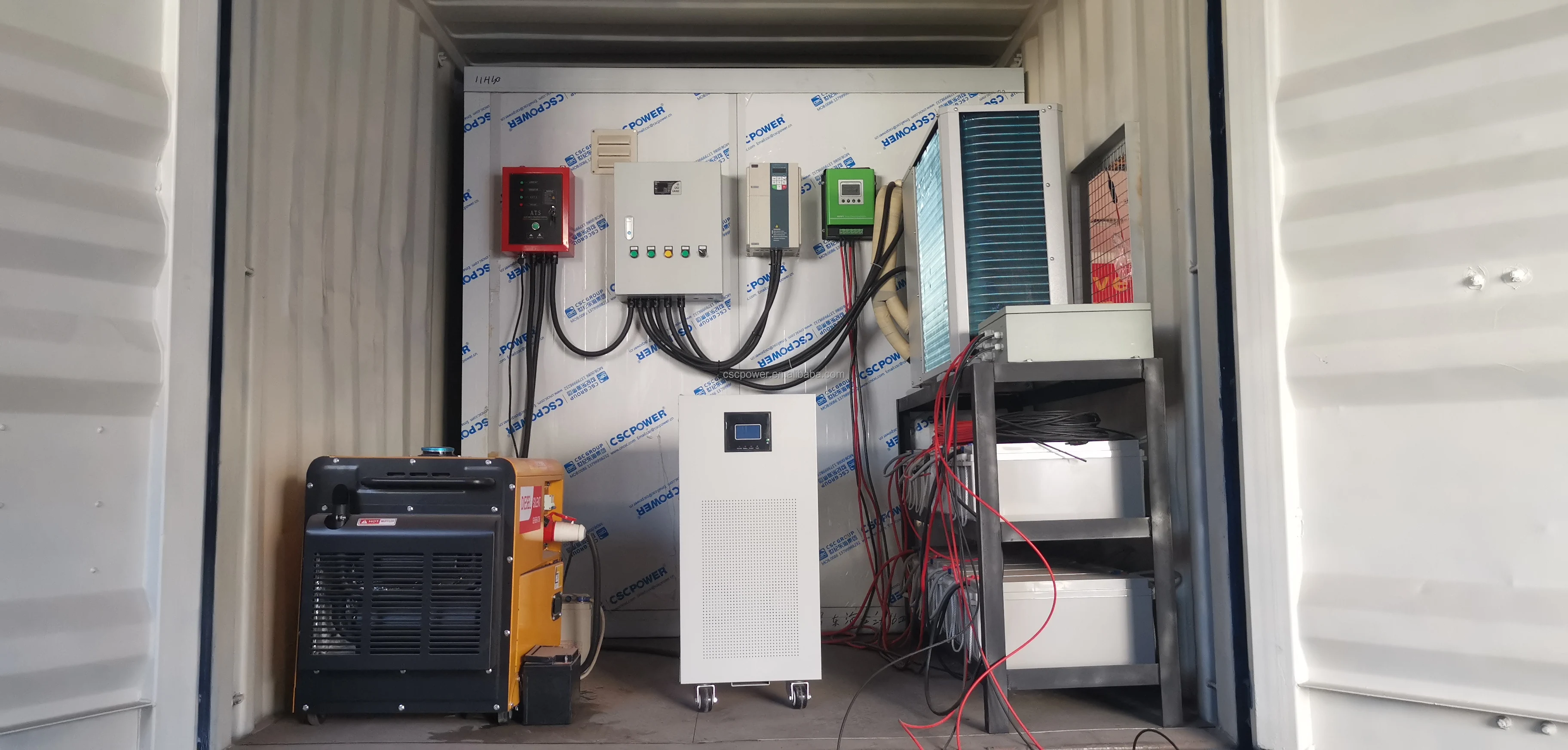 20ft Reefer Container Solar Power Cold Storage Room Freezer ...