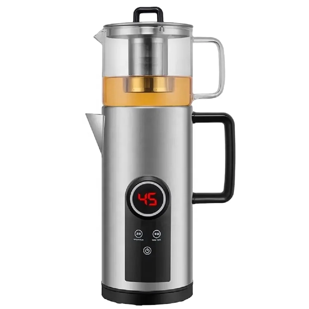 1.7l Digital Display Electric Kettle,Turkish Double Layer Tea Kettle ...