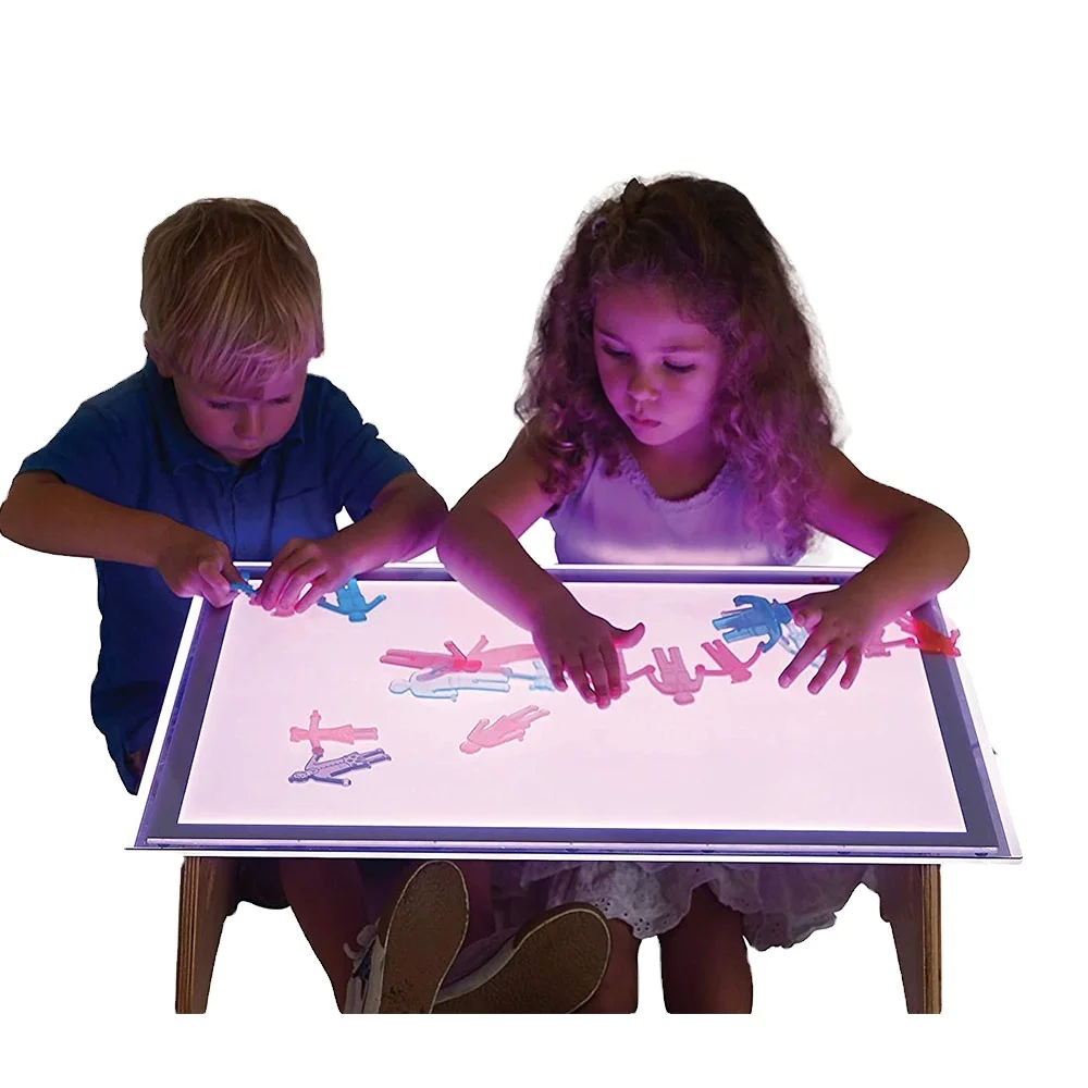 Kids LED Light Table for Sensory Play & Drawing