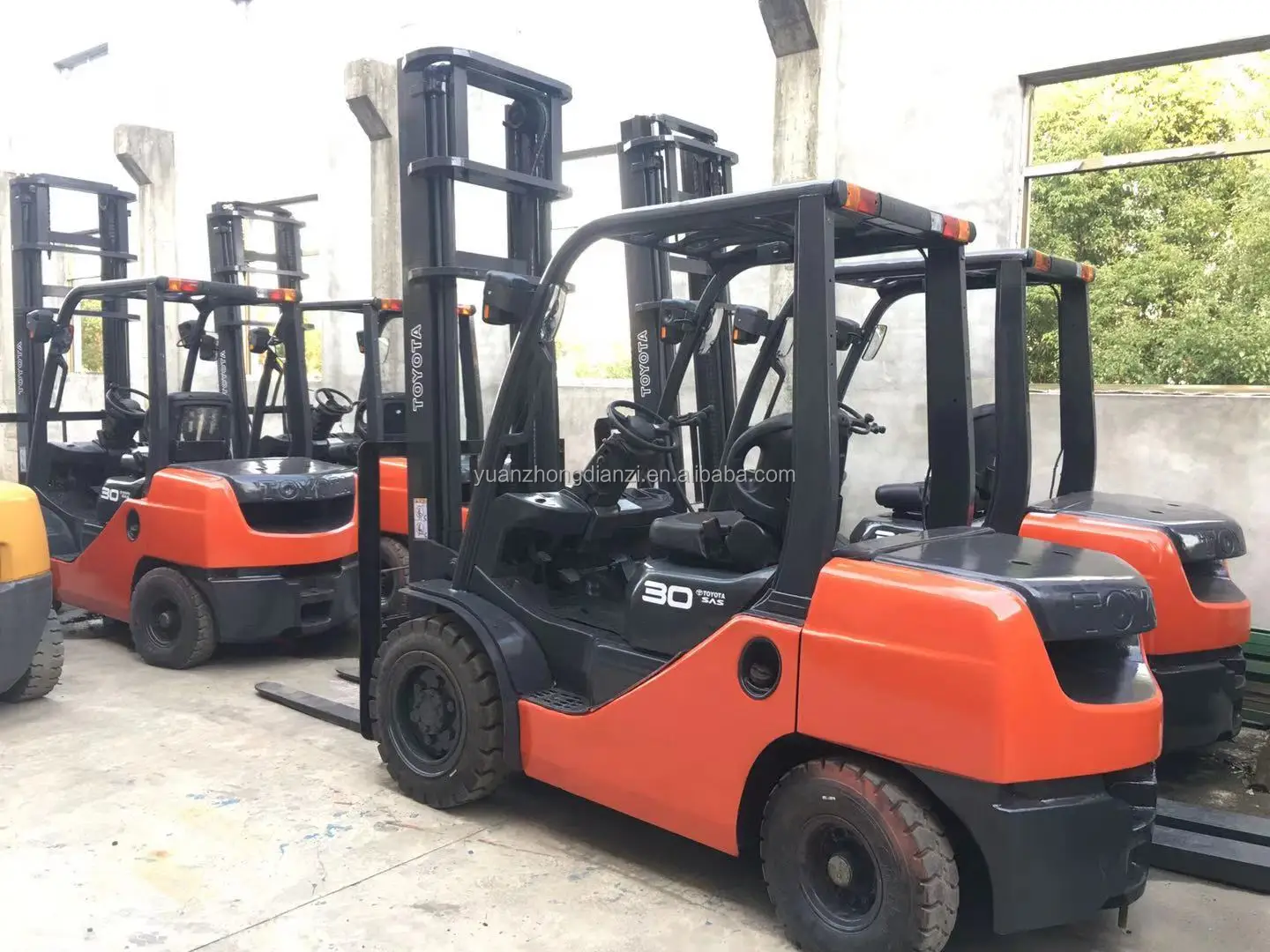 3stage Toyota 3t Diesel Forklift,Used Toyota Fd30 Forklift 3 Ton Diesel ...