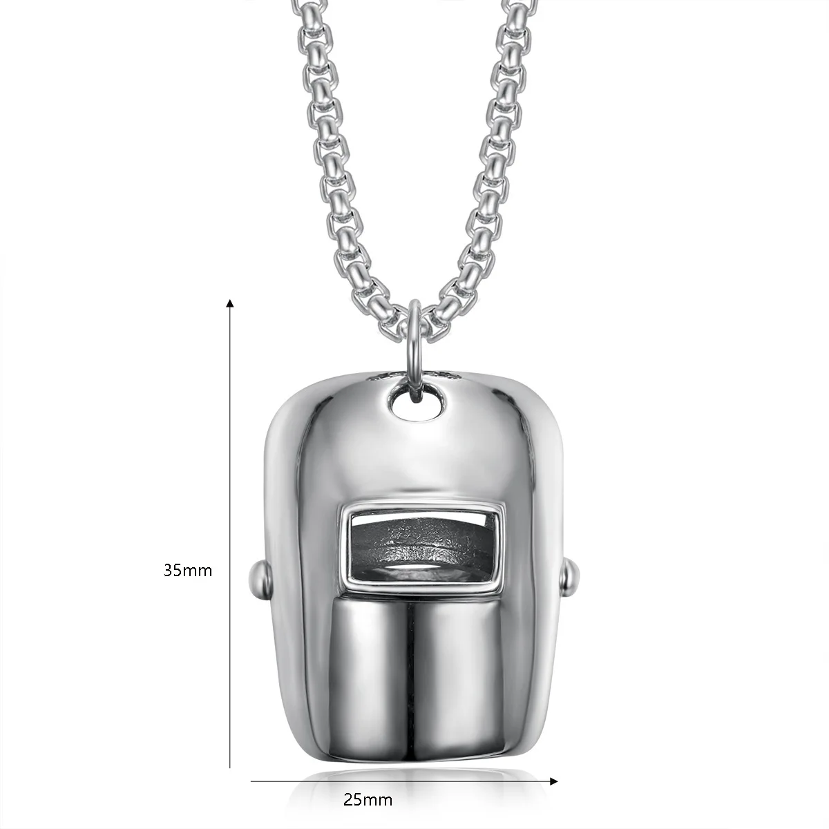 Personality Stainless Steel Welding Tools Charm Necklace