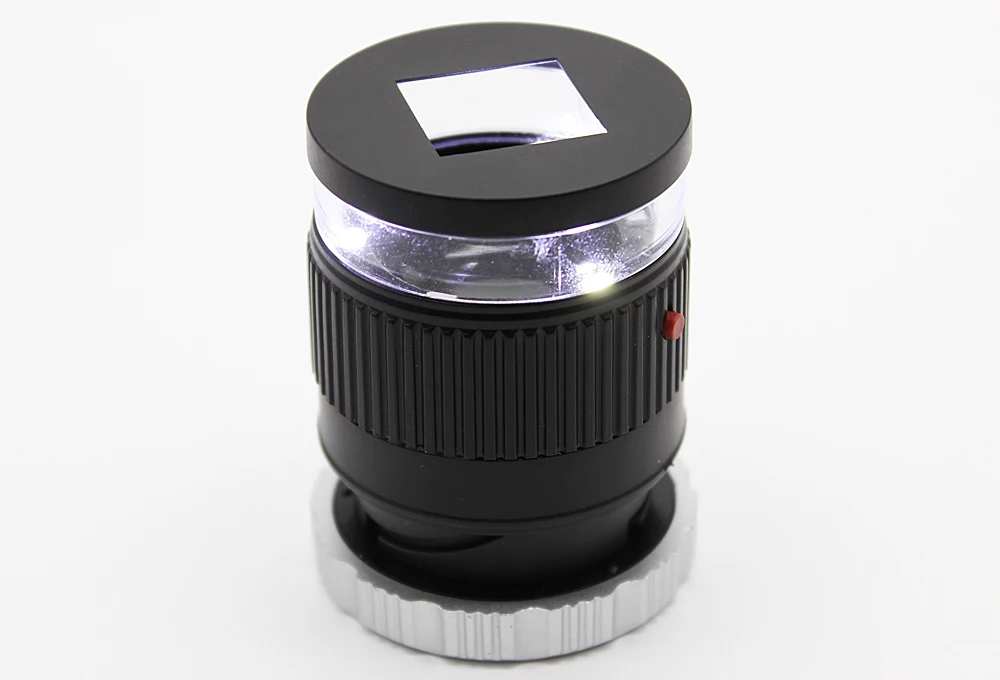 Adjustable Focal Jewelry Loupe Printing Cloth Magnifier LED UV Light ...