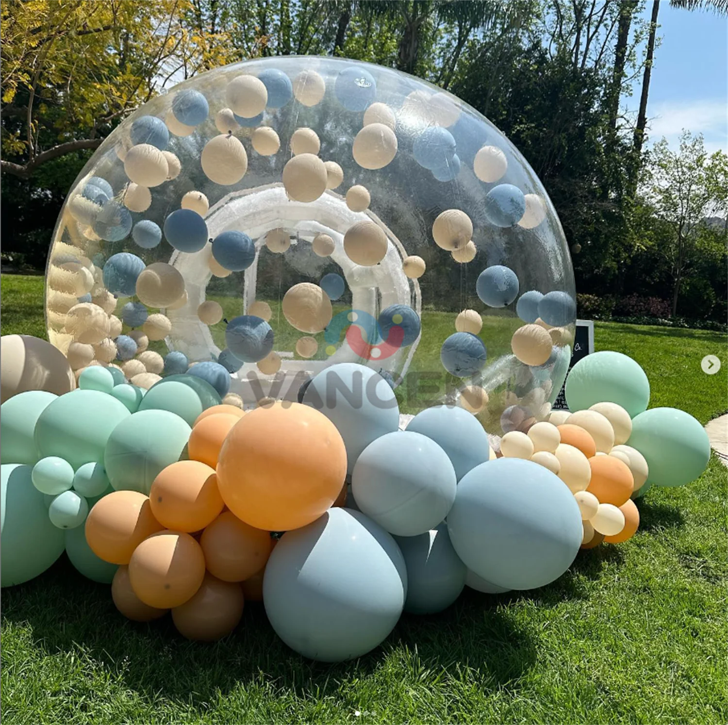 Balloons Igloo Bubble Room Clear Inflatable Dome Tent Transparent ...