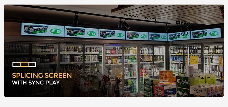 Retail Store Shelf Header Edge Bar Panel Advertising Screen