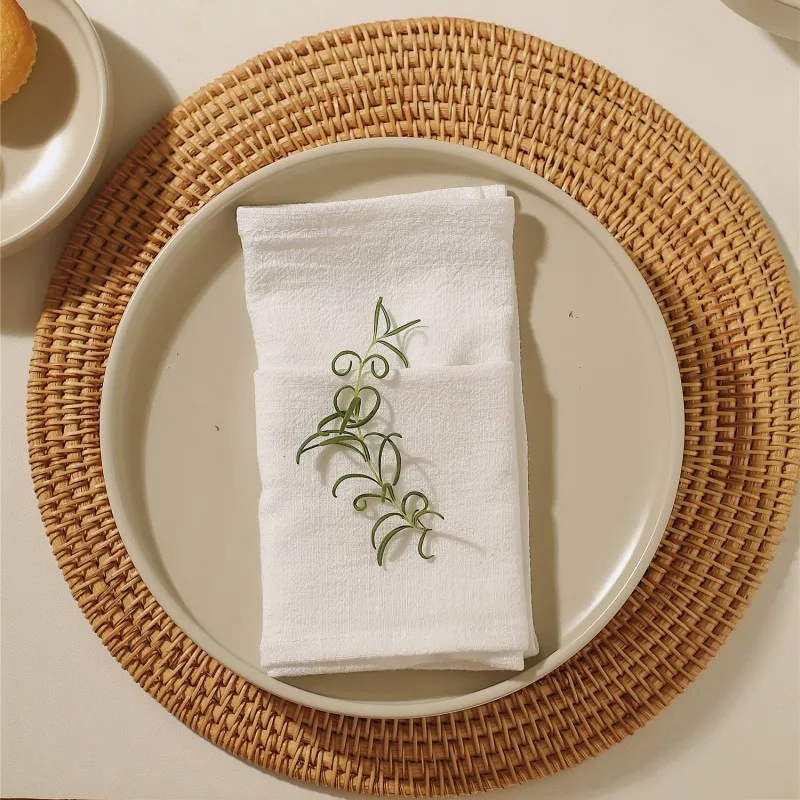 Cotton Linen Napkins for Wedding - Customized Options