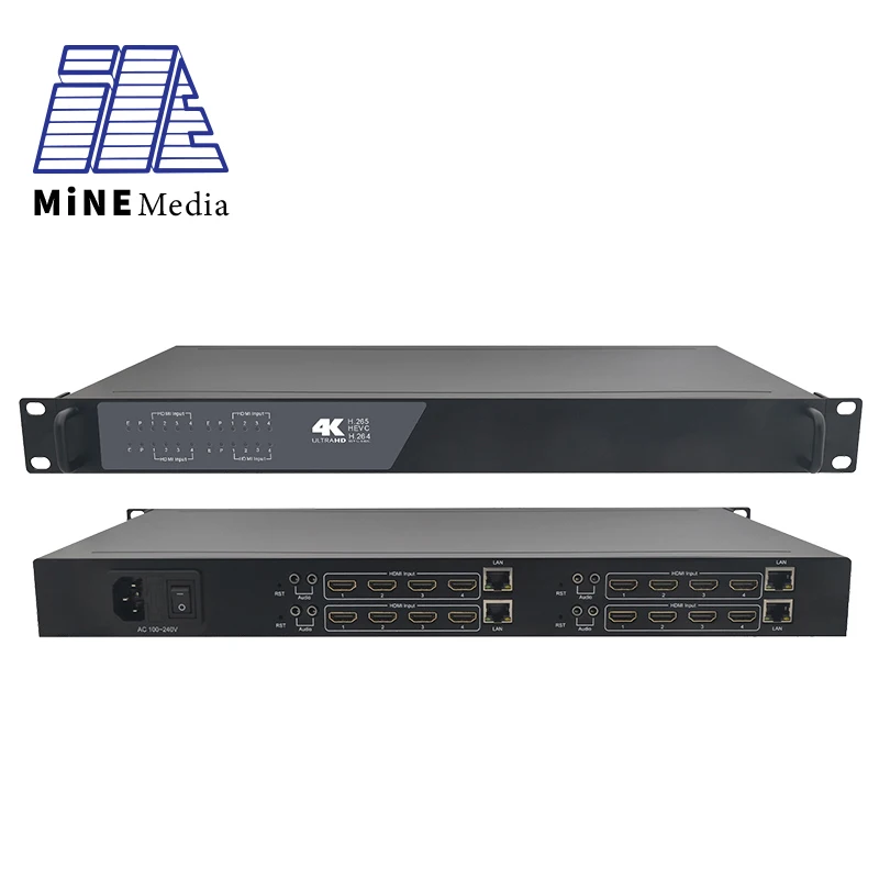 1u Rack Mounted 16 Hdmi To Ip Video Converter - Buy Ip Broadcast Video Encoder,Hdmi To Ip ...