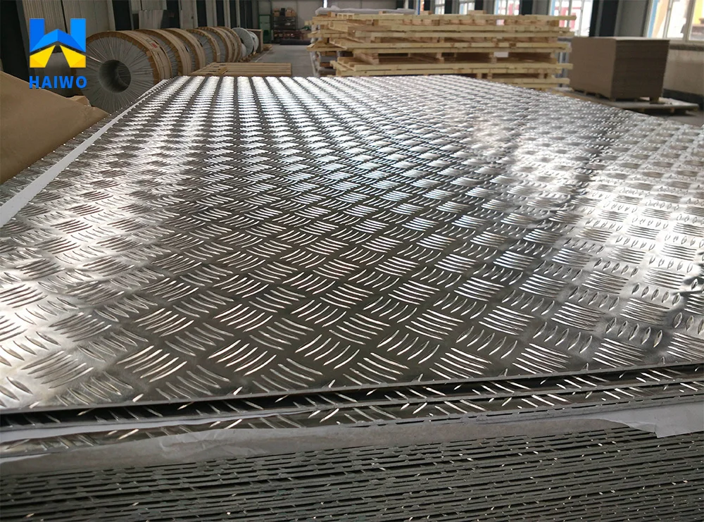 1060 3003 5052 5082 4*8 Embossed Sheet Alloy Aluminum Pattern Anti-slip ...
