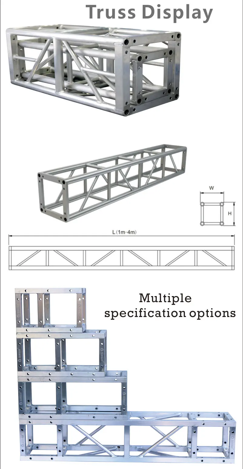 Aluminum Truss Roof - Lightweight Steel Trusses for Events
