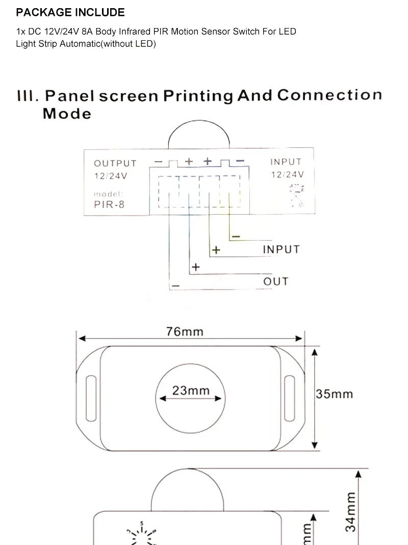 Hc-sr501 Hc-sr505 Am312 Sr602 Hw-ms03 Adjust Ir Pyroelectric Infrared ...
