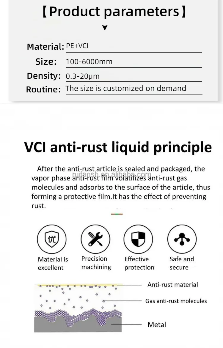 Pe Anti-rust Film/protective Film Color Can Be Customized - Buy Pe Anti ...