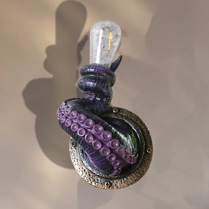 Fiberglass Seafood Props Fiberglass Octopus Lamp Cartoon Resin Animal ...