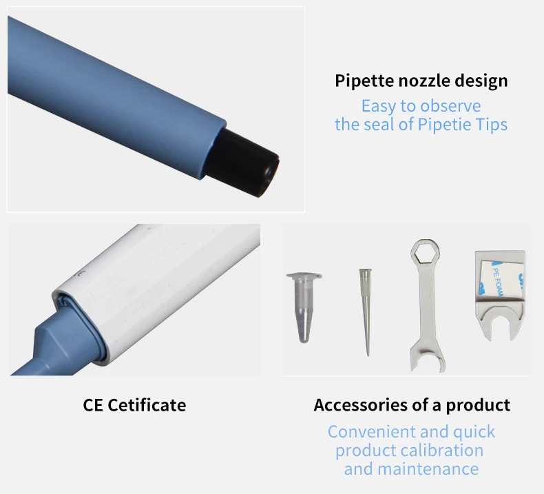 WEIAI Laboratory Micropipette High Accurate Single Channel Manual ...