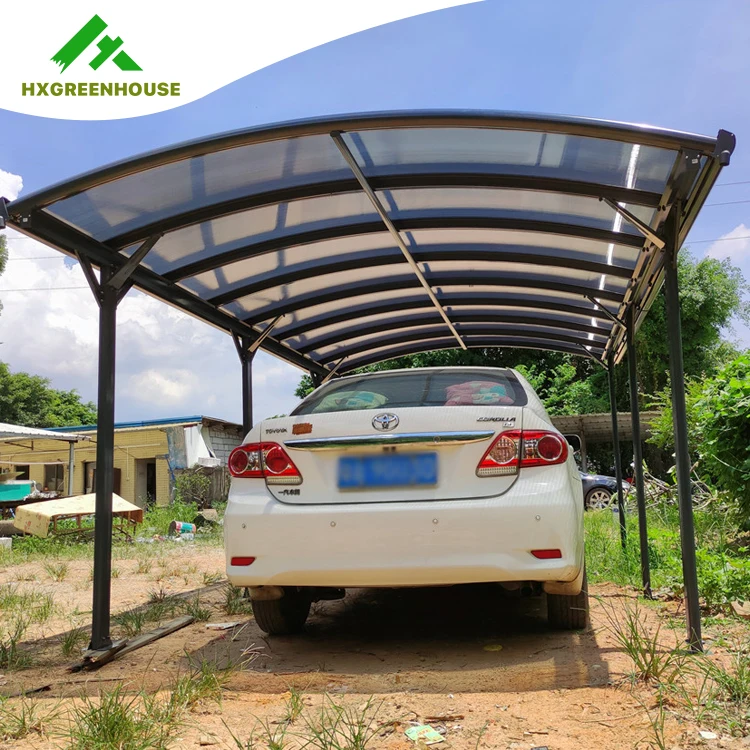 Car Shelters For Car Parking Shades Hxpb New-style Color Coated Metal ...