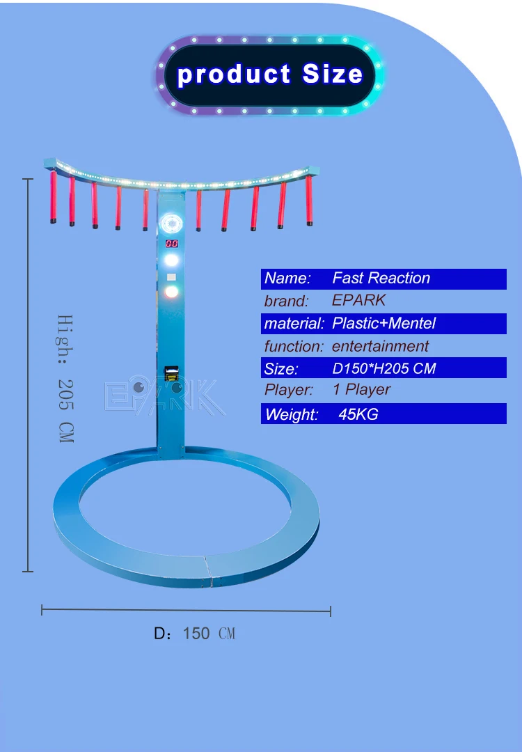 EPARK Fast Reaction Baton Machine - Improve Speed & Skills