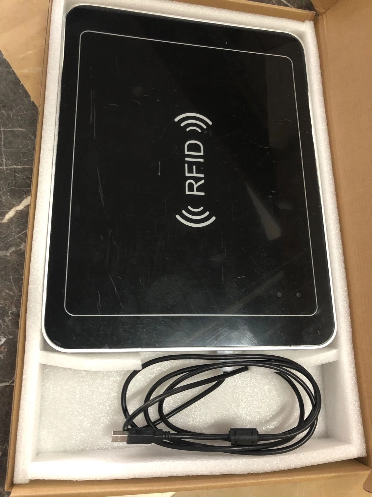 Rs232 Automatic Uhf Desktop Rfid Reader 860-960mhz To Borrow Book ...