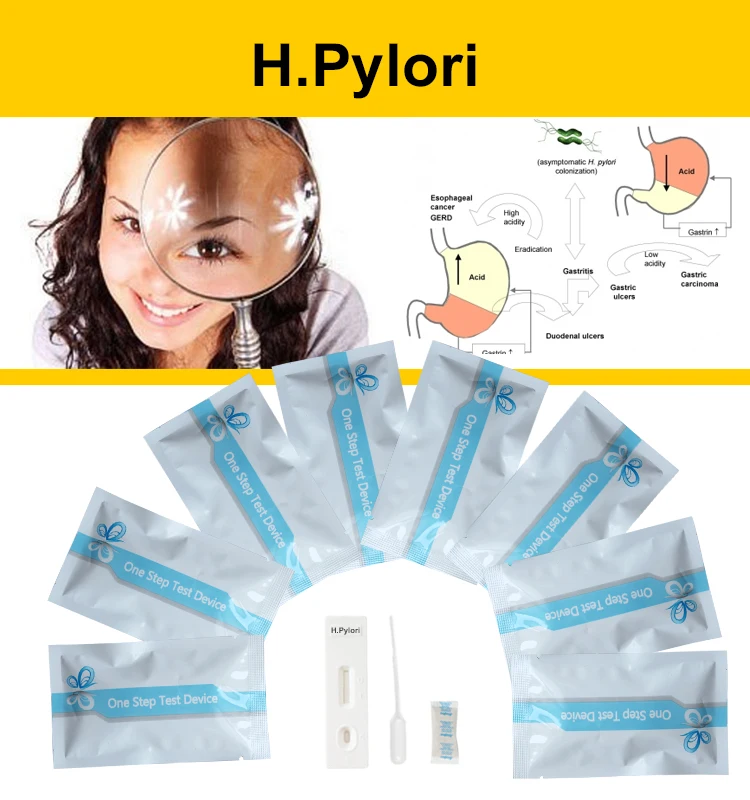 Rapid Test Strip Helicobacter Pylori Bacteria Bacterial Detection Kit ...