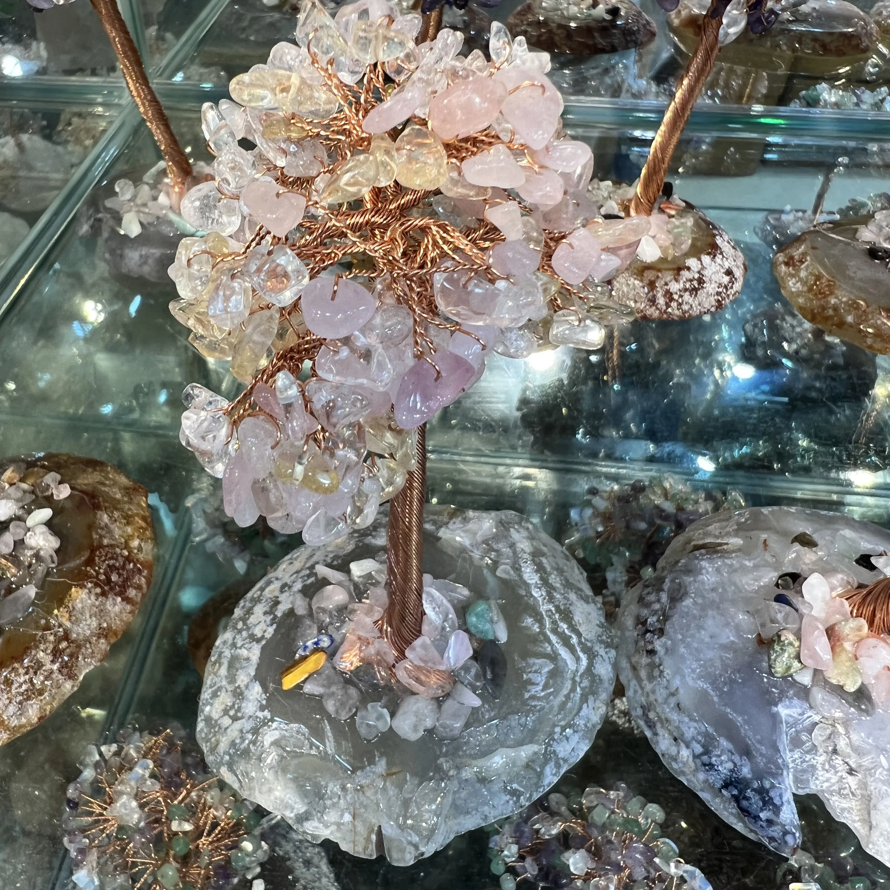 Wholesale Natural Crystal Gemstone Fortune Money Tree Feng Shui for ...