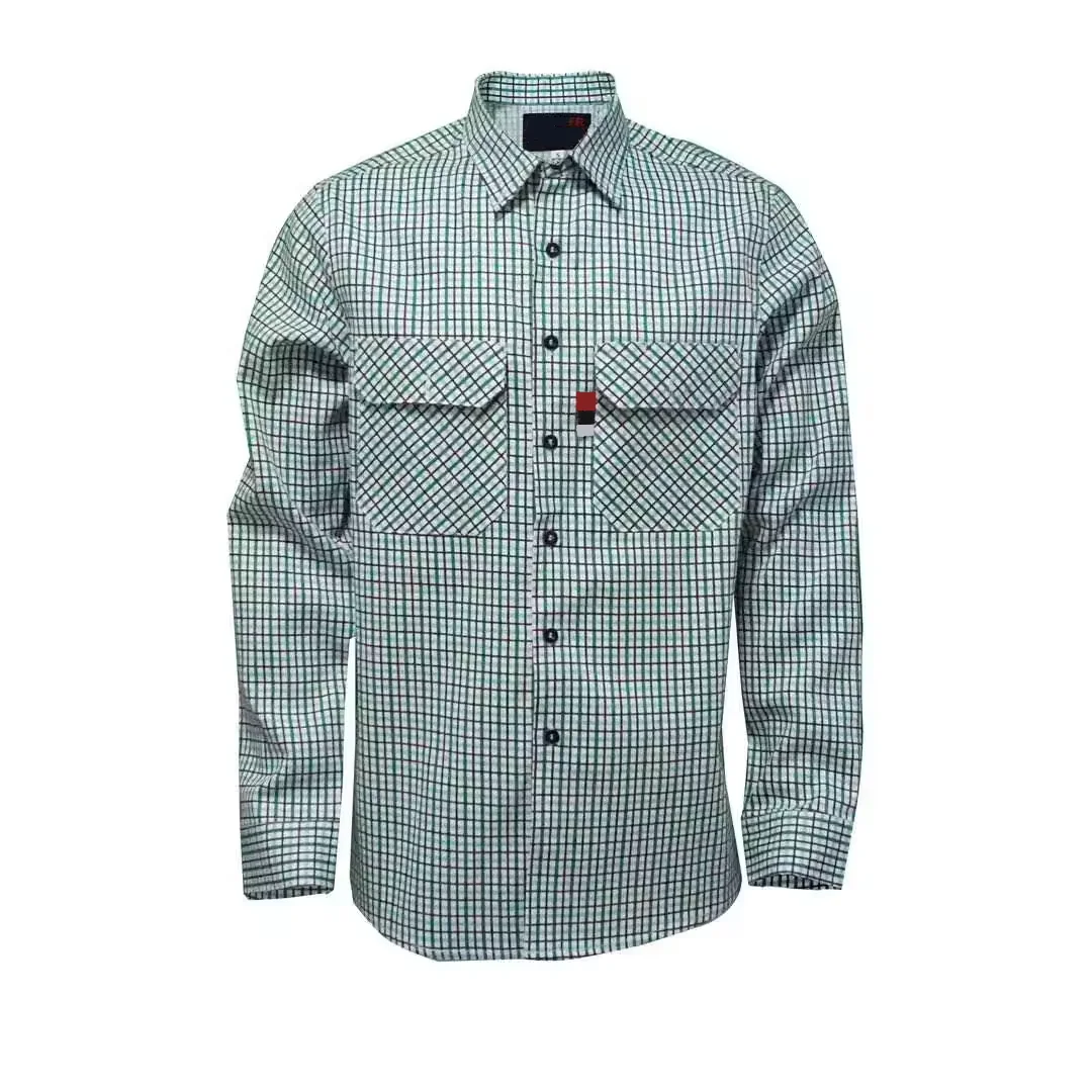 NFPA2112/CAT2 Fire Retardant Frc Lightweight Long Sleeve 100% Cotton ...