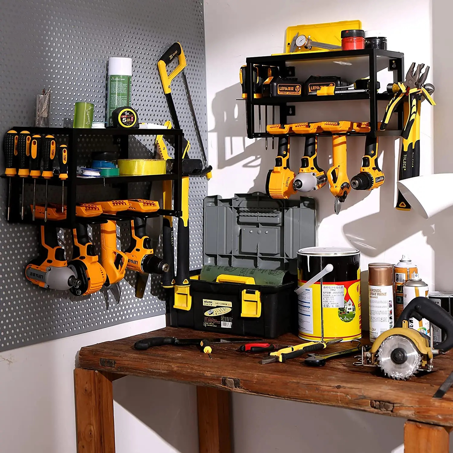 ECO-friendly Heavy Duty Wall Mounted Power Tool Organizer Electric ...